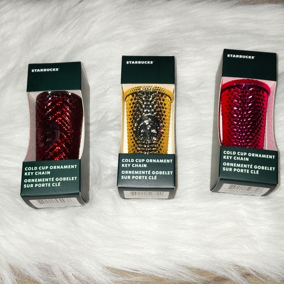 Starbucks | Other | Starbuck Keychain Set Of 3 | Poshmark